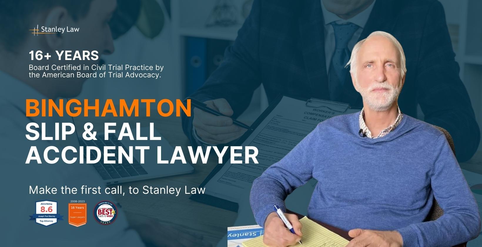 Binghamton Slip & Fall Lawyer | Seek Maximum Compensation